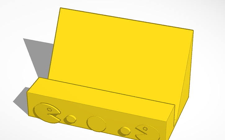 3D design tablet stand - Tinkercad