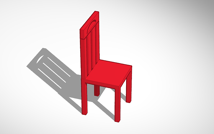 3D design Fancy Chair - Tinkercad