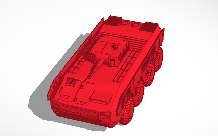3D design RILA (IFV) Infantry Fighting Vehicle - Tinkercad