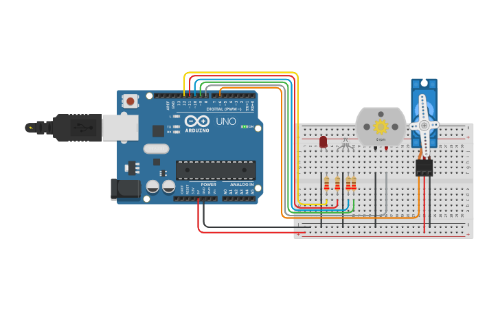 Circuit Design Problema 3 Tinkercad