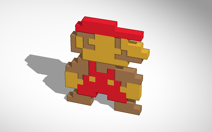 3D design Old Fashion Mario | Tinkercad