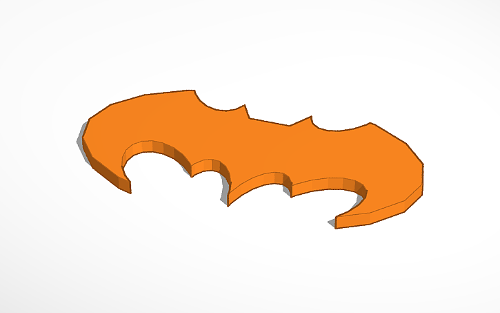 3D design Batman Logo- FLEMING | Tinkercad