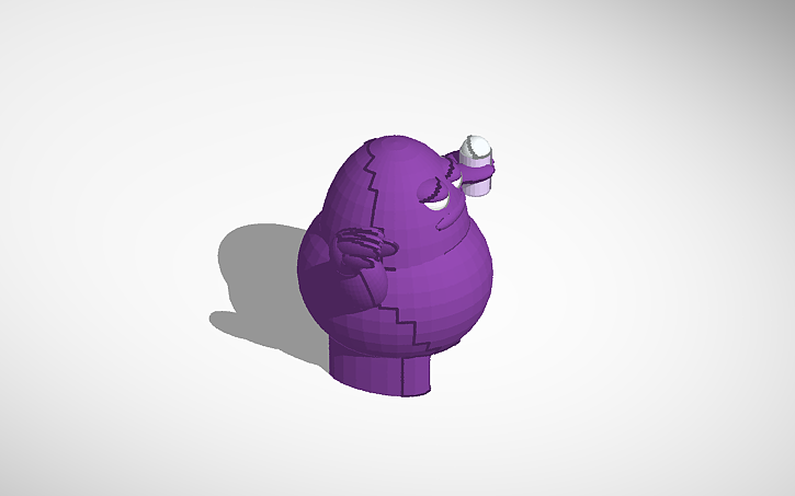 3D design grimace - Tinkercad