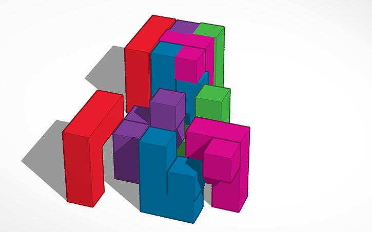 3D Design 3D Cube Tinkercad