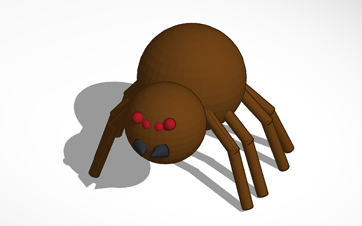 3D design Spider - Tinkercad