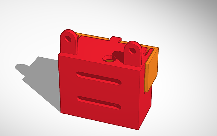 3D design L0Cost Robot Line Follower Battery Box | Tinkercad
