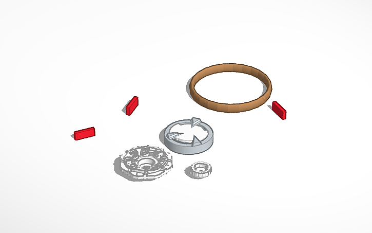 3D design Copy of Beyblade X System Template - Tinkercad