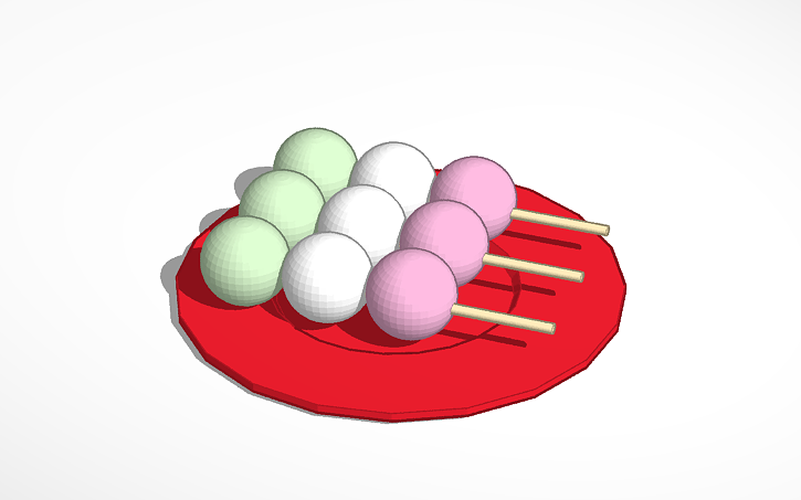 3D design Dango | Tinkercad
