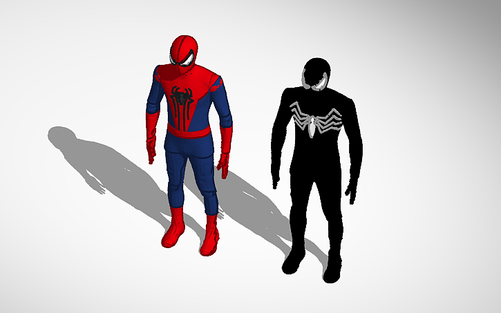 3D design The Amazing Spider-Man - Tinkercad