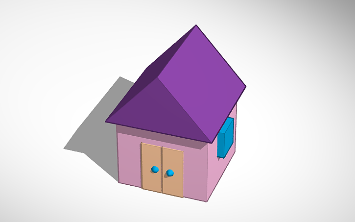 3D design HOUSE DESAIN 3D TINKERCAD | Tinkercad