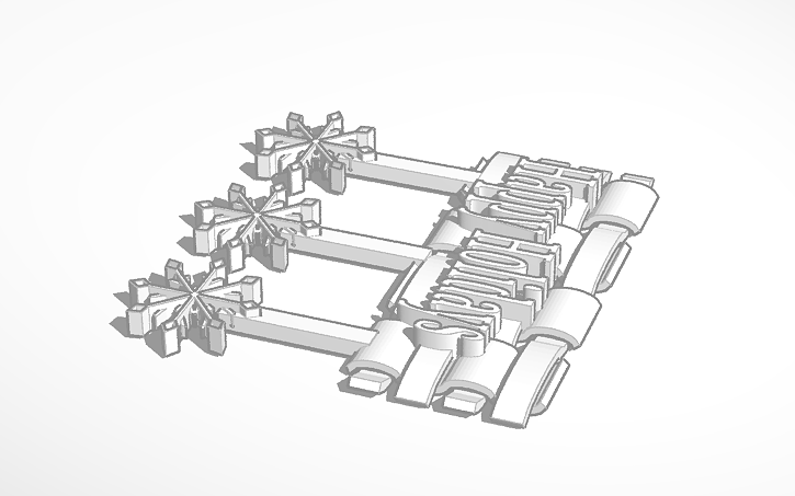 3D design Copy of SnowFlake | Tinkercad