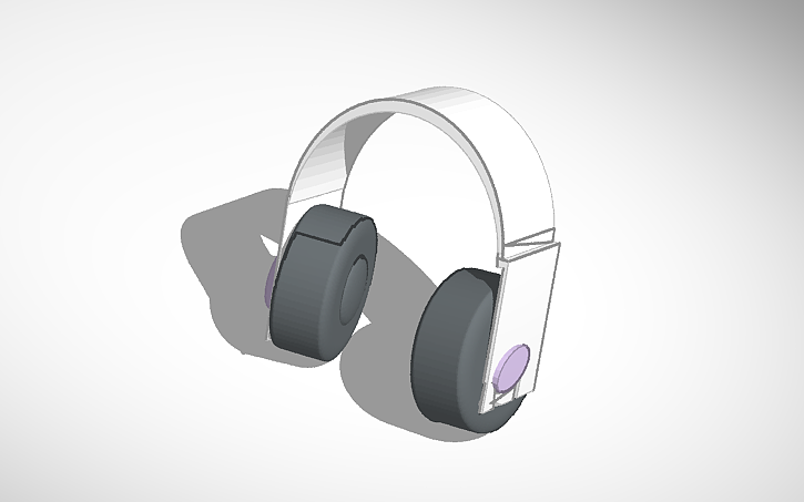 3D design Audifonos - Tinkercad