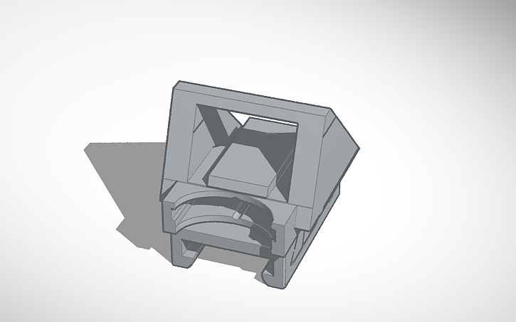 3D design reflector sight - Tinkercad