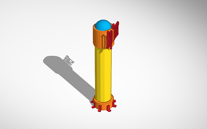 3D design drop tower - Tinkercad