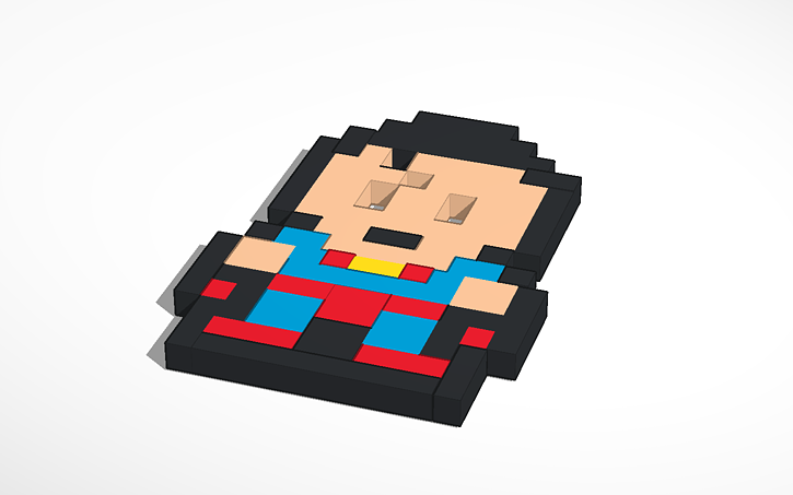3D design Superman | Tinkercad