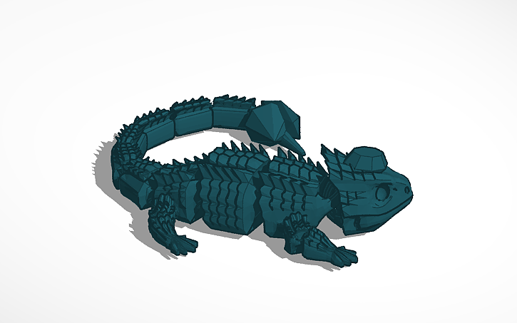 3D design Lizard (Foxy F stole it from Trejager) Crystal dragon by ...