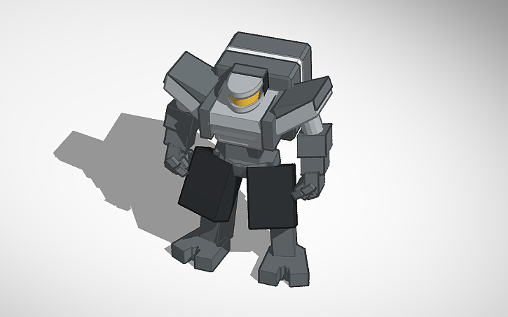 3D design Rokyuza Class Heavy Mech - Tinkercad