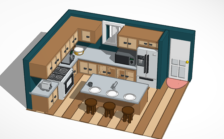 3D Design Kitchen Tinkercad 3d-design-kitchen-tinkercad