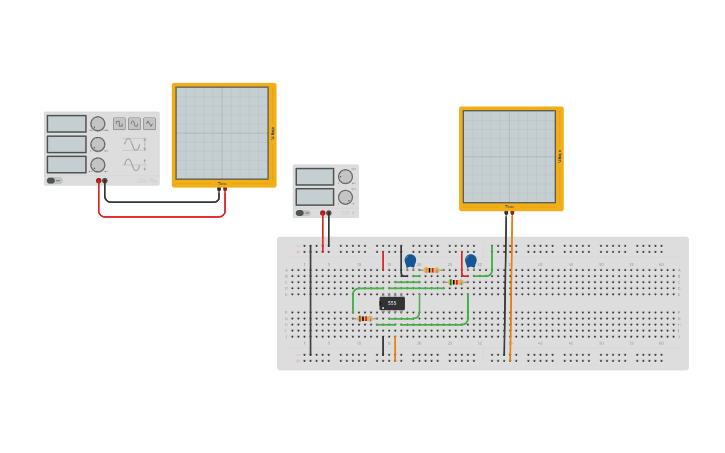 Circuit design NE555(Assign5) | Tinkercad