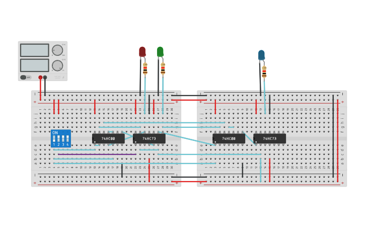 Circuit design EXP_8 - Tinkercad
