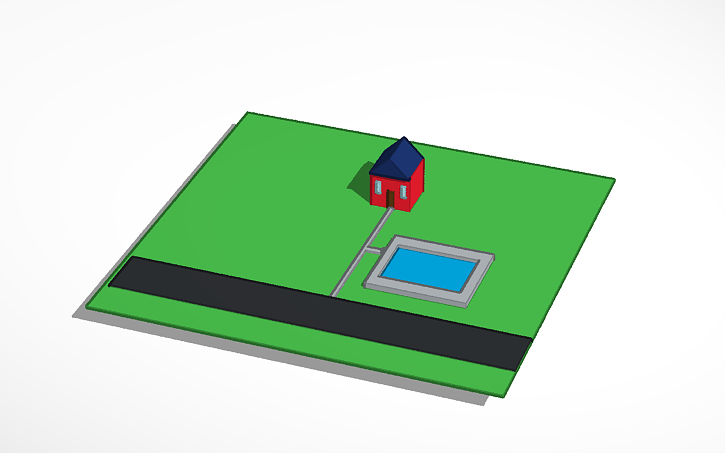 3D design Landscape - Tinkercad
