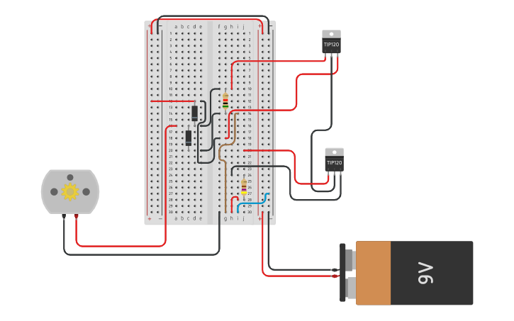 Circuit design PLC Assignment 1- Practical-Circuit 2 - Tinkercad