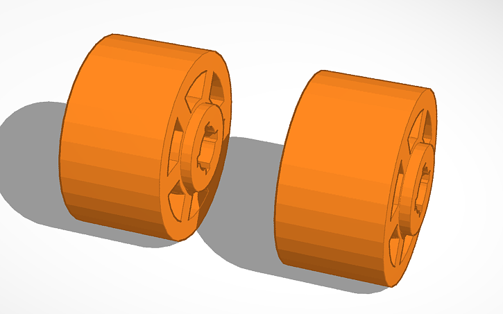 3D design Vacuum Wheels - Tinkercad