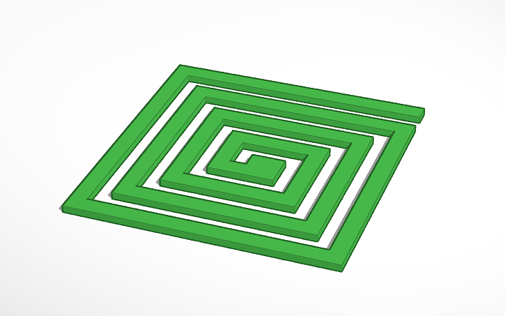 3D design matrix | Tinkercad