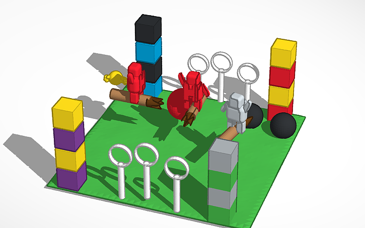 3D design Quidditch match | Tinkercad