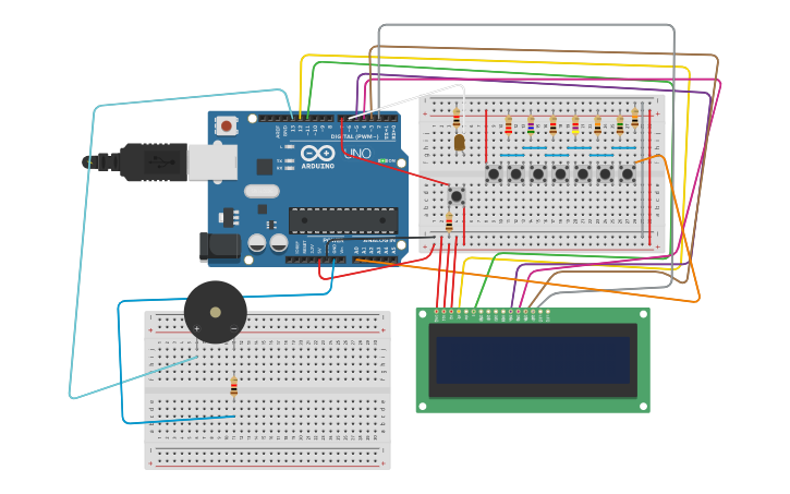 Circuit design hunter game - Tinkercad
