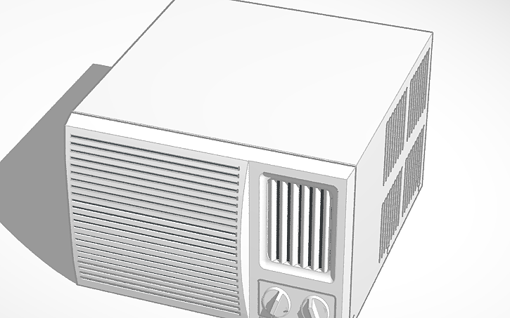 3D design air conditioner - Tinkercad