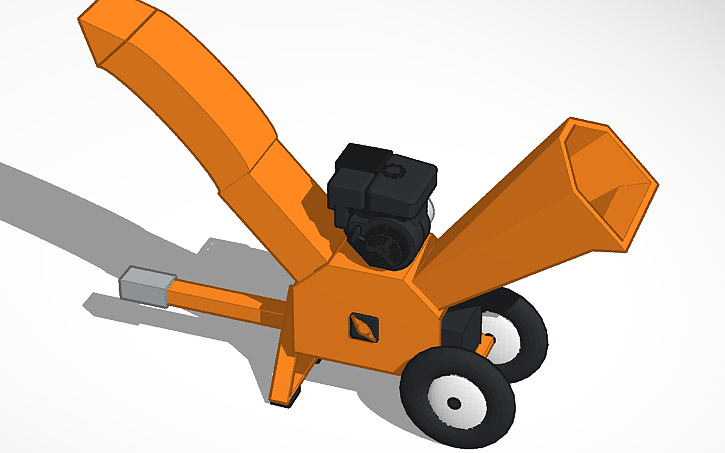 3D design Shredder - Tinkercad