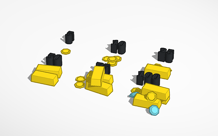 3d Design Doors Gold Coins Bars Values Tinkercad