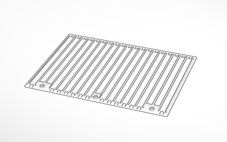 3D design Full sheet (280 counters) - Tinkercad