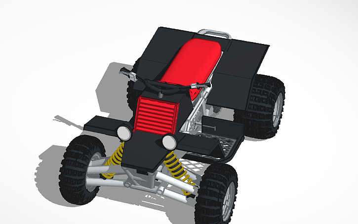 3D design ATV Yamaha Banshee 350 - Tinkercad