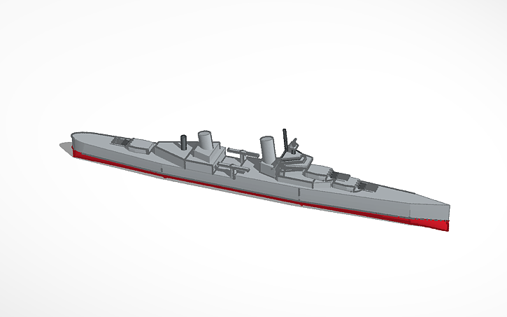 3D design Portland Class - Tinkercad