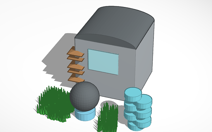 3D design House Design for Volume and Surface Area Project | Tinkercad