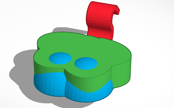 3D design frog head - Tinkercad