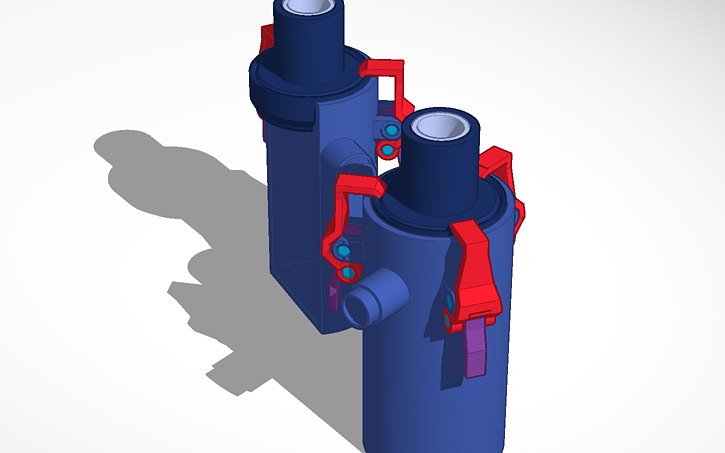 3D design Vacuum Powered Water Pump (Display) - Tinkercad