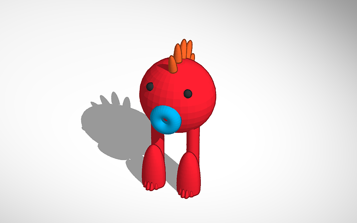 3D design The First "Gumball Foot" | Tinkercad