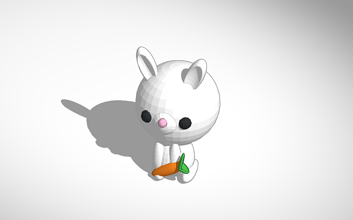 3D design Bunny - Tinkercad
