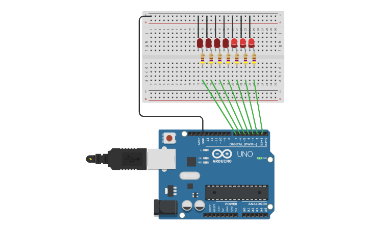 Circuit design Johnson | Tinkercad