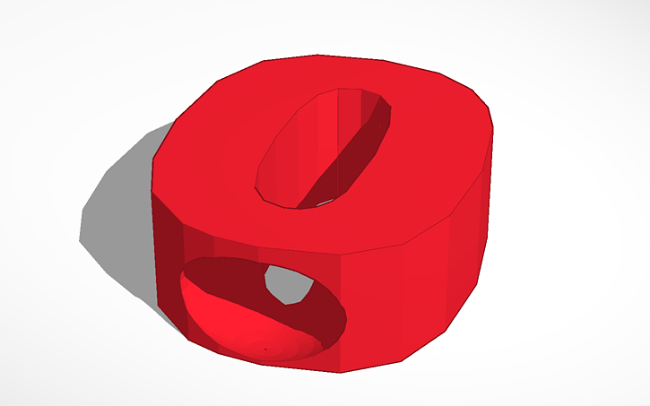 3D design 0(zero) topper | Tinkercad
