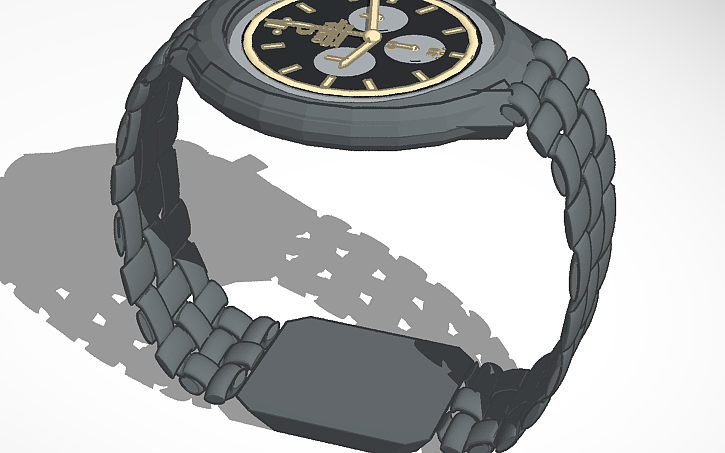 3D design Omega Speedmaster - Tinkercad