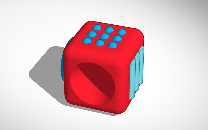 3D design Fidget-Cube - Tinkercad