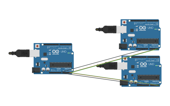 Circuit Design Richiesta Master Slave Tinkercad