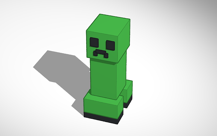 3D design minecraft creeper | Tinkercad