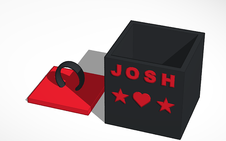 3D design Candy Box | Tinkercad