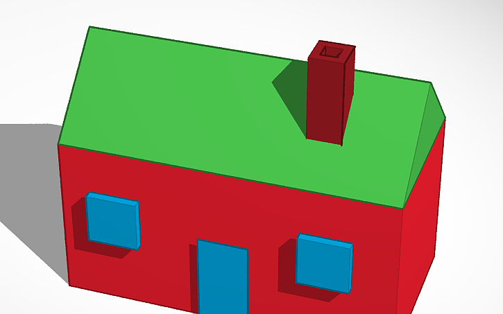 3D design Explode simple 3D house - Mr Forwood | Tinkercad