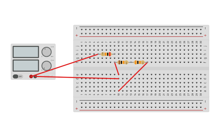 Circuit design Parallel Circuit | Tinkercad